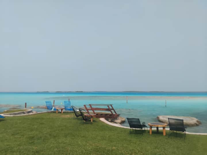 Bungalow 4 Panda Pie De Laguna Amazing View - Bacalar