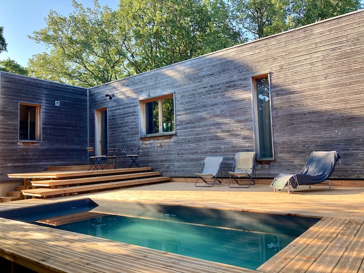 Maison Bois Avec Piscine à Fuveau. 20mn D'aix - Rousset