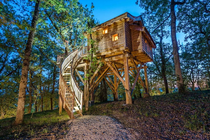 Cabane Perchée Toscane Avec Spa Privatif - Tonneins