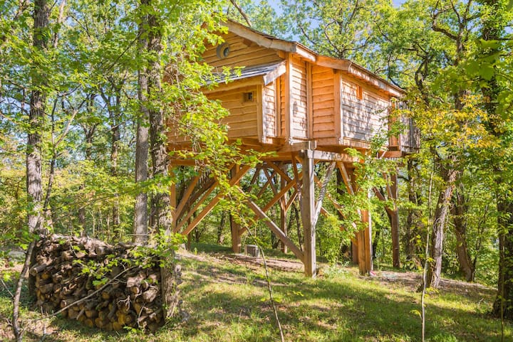 Cabane Perchée Vénitienne Avec Spa Privatif - Tonneins