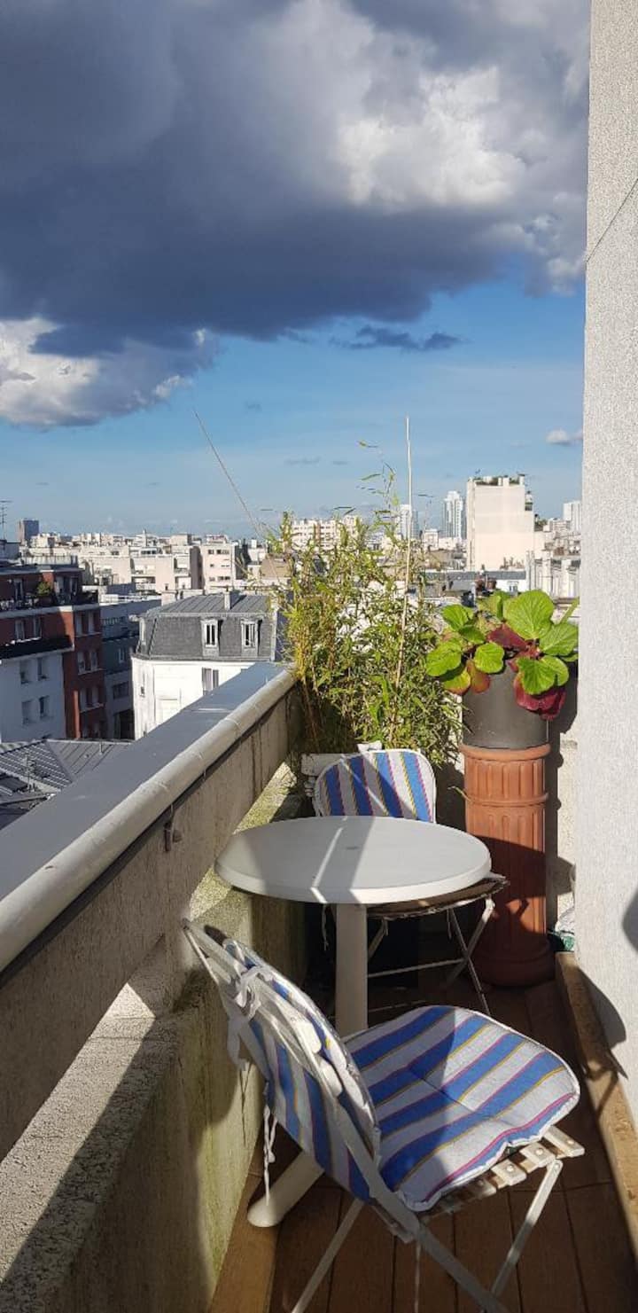 Montmartre-chambres Confortables Privées - Balcon - París