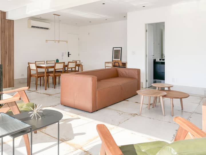 Apt Contemporâneo Bem Iluminado Com Vista Paulista - Liberdade