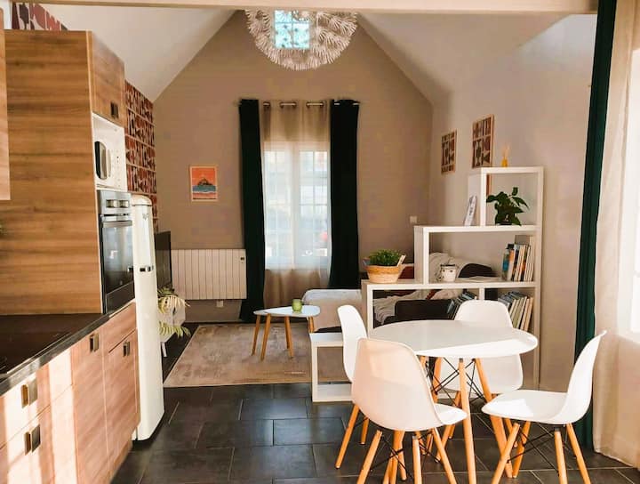 Agréable Maison Plain-pied Avec Jardin Proche Mer - Château des Ravalet
