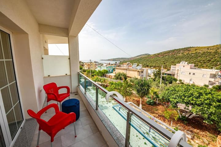 Villa Abiori, One Bedroom Apartment W/ Sea View - Ksamil