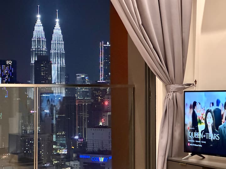 29:high Floor Corner Lot W/ Balcony, Kl City Views - Kuala Lumpur
