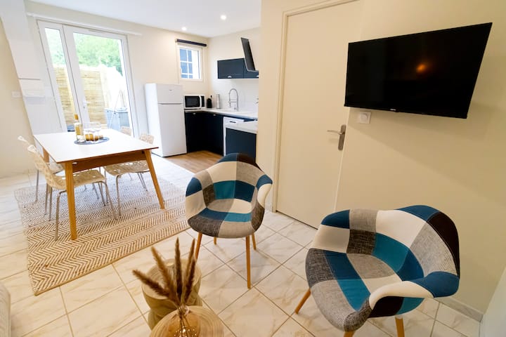 Cocon De Sérénité Avec Jacuzzi à 50m De La Plage - Courseulles-sur-Mer