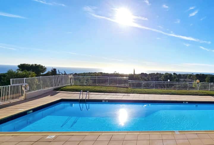Joli Appt 2 Ch., Piscine, Parking, Terrasse, Clim. - Bandol