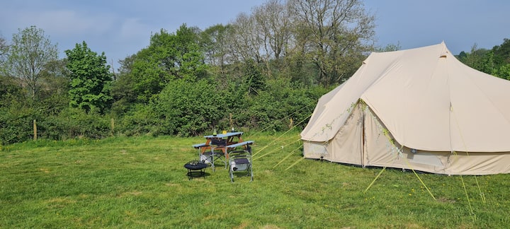 Caer Carodoc Bell Tent. - Church Stretton