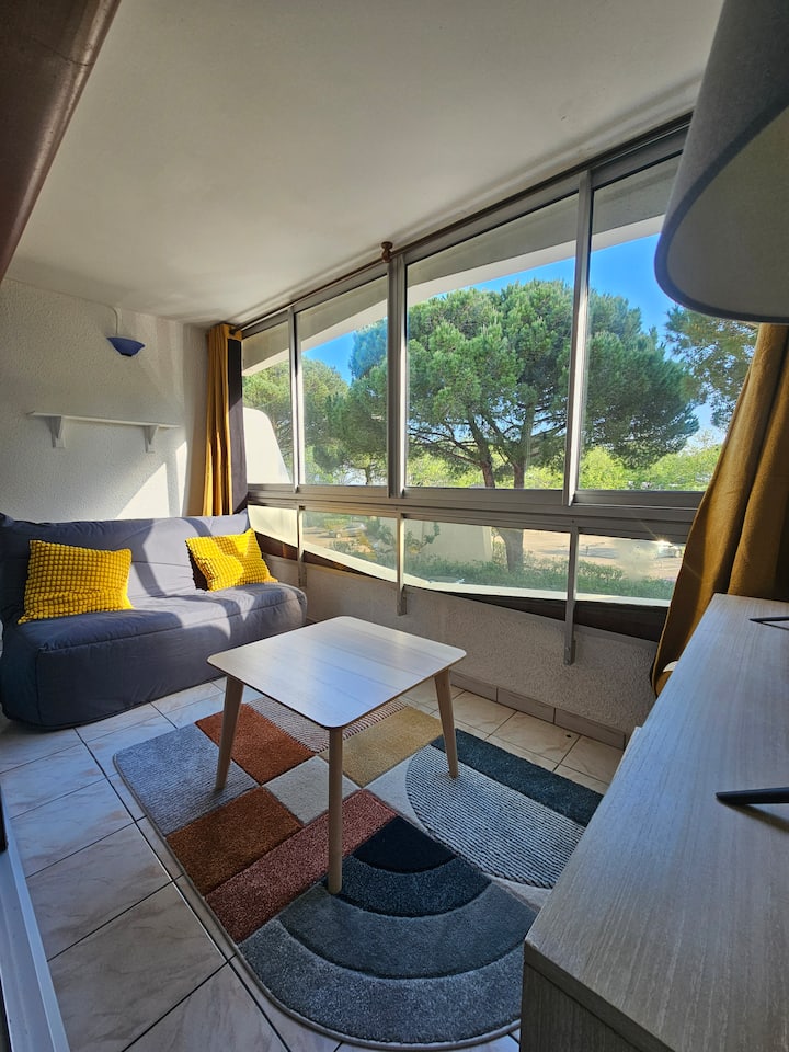 Studio Avec Piscine, Parking à 5 Min De La Plage - La Grande-Motte