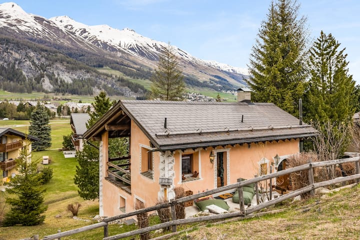 Chalet Chesa Collina With Sauna - Madulain