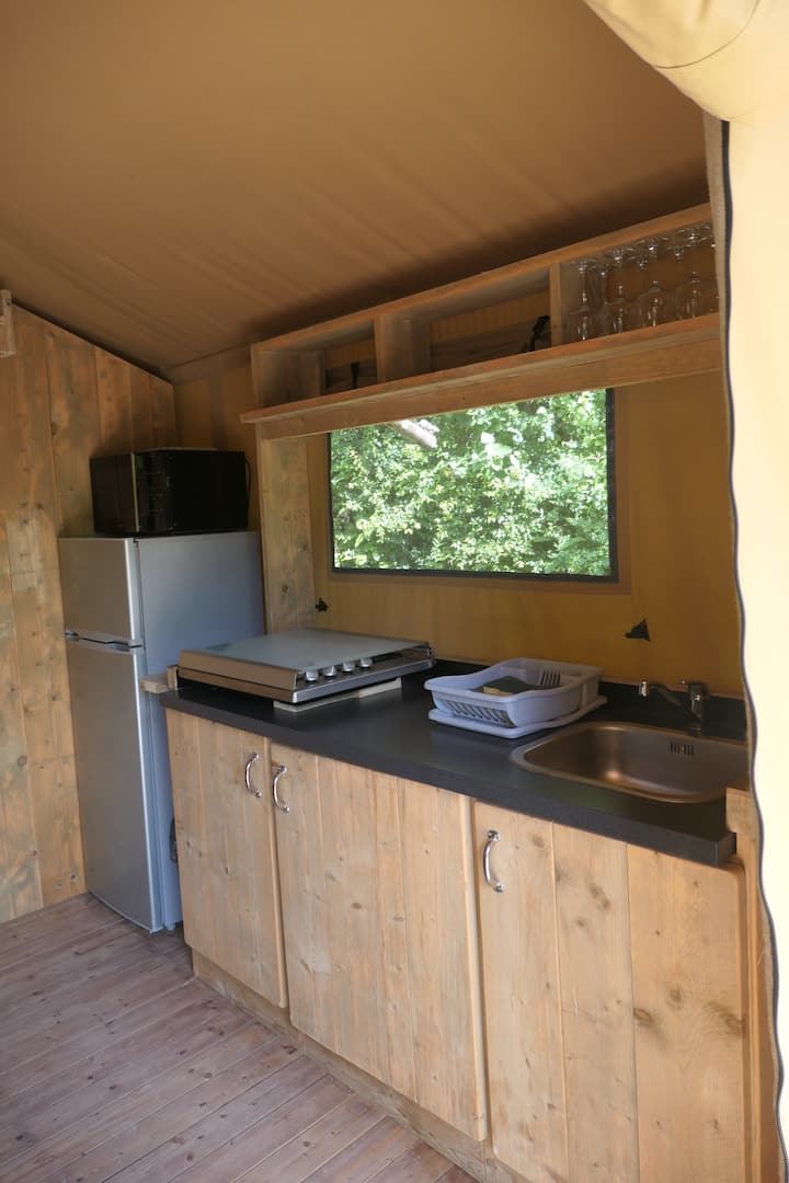Tente Safari - 5 Personnes - Seyssel