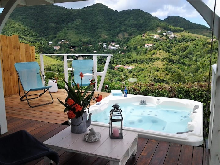 A Lou Bungalow Avec Son Jacuzzi - Martinique