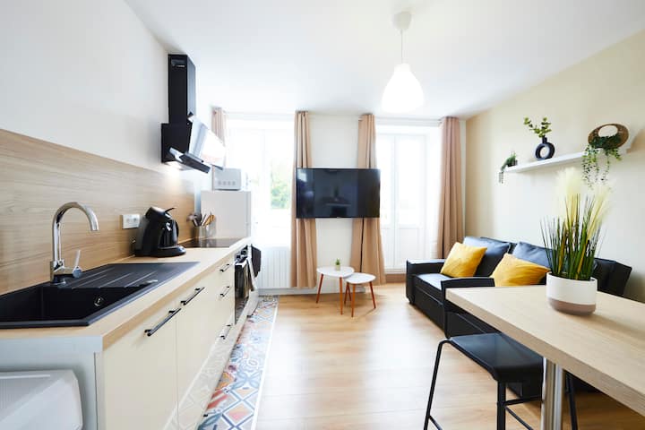 Rb•1g - Appartement F2 Tout éQuipé 1 à 3 Pers. - Mulhouse