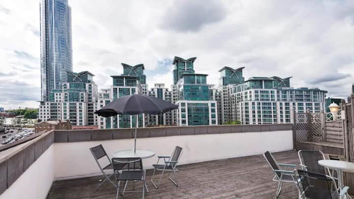 -20% 3br Penthouse Vauxhall Rooftop Patio 11 Ppl - London