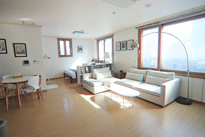 Hongdae 5min,@sangsu 3min,3br/2bt - Corée du Sud