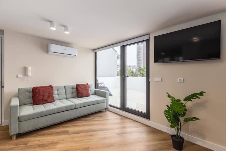 Apartamento Céntrico Con Terraza En Oporto - Porto