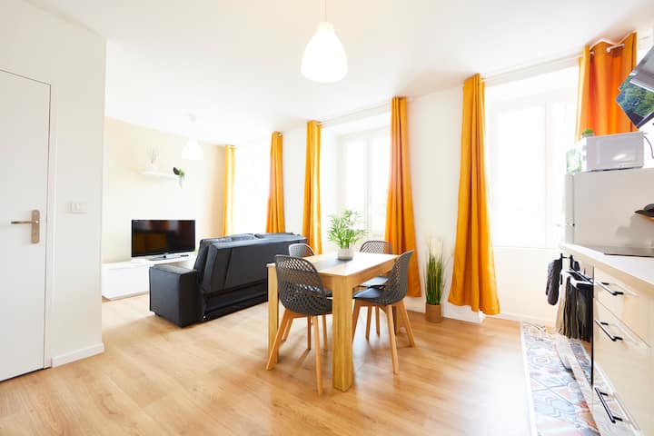 Rb•1d - Appartement F2 Tout éQuipé De 1 à 3 Pers. - Gare de Mulhouse