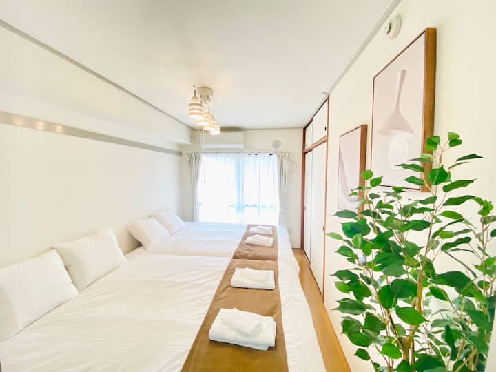 両国駅徒歩5分/浅草寺&スカイツリー徒歩圏内/渋谷新宿アクセス良好/最大4名/302 - 上野