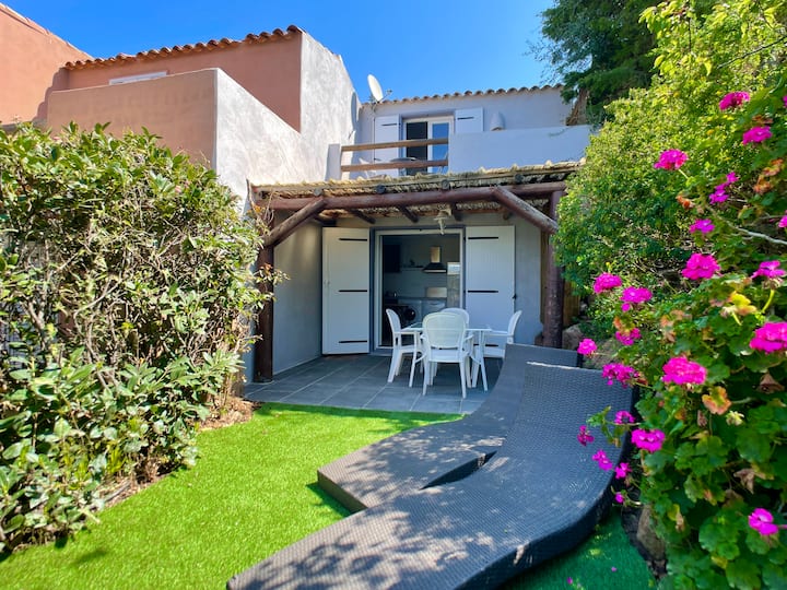 Minivilla Vue Mer 400m Plage Santa Giulia - Plage de Palombaggia