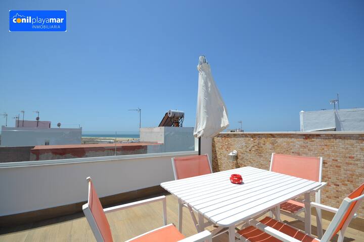 Pablo Neruda House With Terrace And Sea Views - Conil de la Frontera