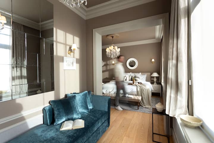 Gentpoort Kamer/suite Queensize (Dubbel Bed) 2x2 M - Bruges