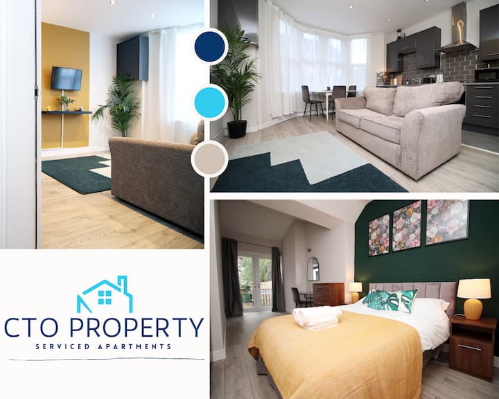 Stylish 1 Bed Next To Roath Park W/ Street Parking - 卡地夫