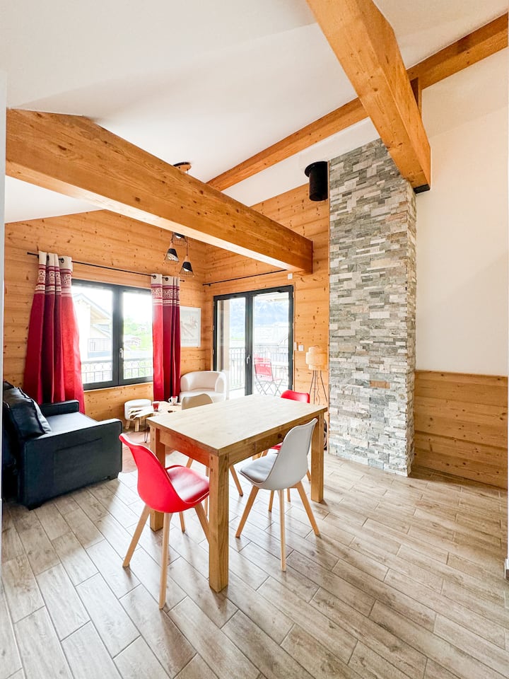 Appartement Cosy Centre Village
Terrasse Vue Fiz - Saint-Gervais-les-Bains