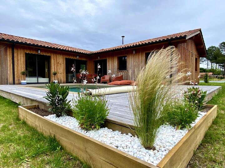 Casa Landaise, Jolie Maison Sous Les Pins - Saint-Girons Plage