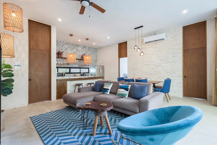 Azulik-designed 5bdr/8 Beds Dual Apts W/amenities - Tulum