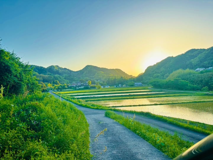 千葉県鴨川 日本の原風景を眺む静かな邸宅 - 富津市