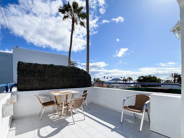 Ocean View Studio, Large Terrace, 1min To Beach - Corralejo
