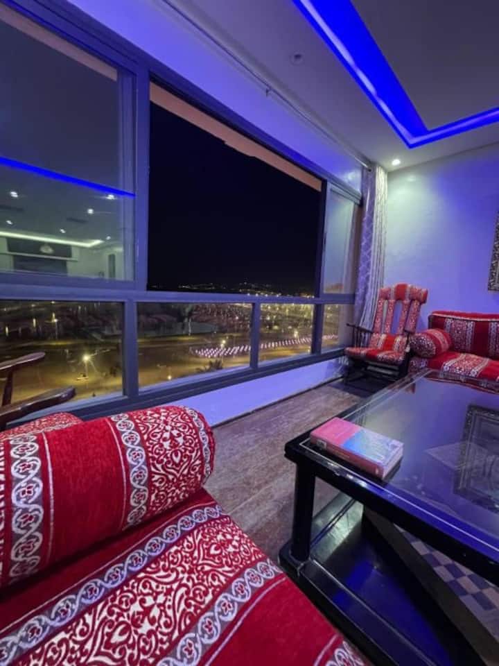 Appartement Lumineux Vue Marina Tanger•1 Min Plage - Tangier