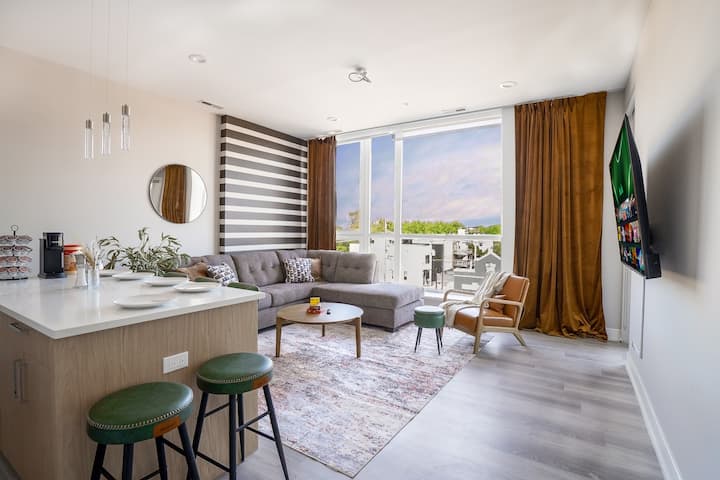 Skyline Views • Rooftop • Free Ev Garage Parking - Chicago