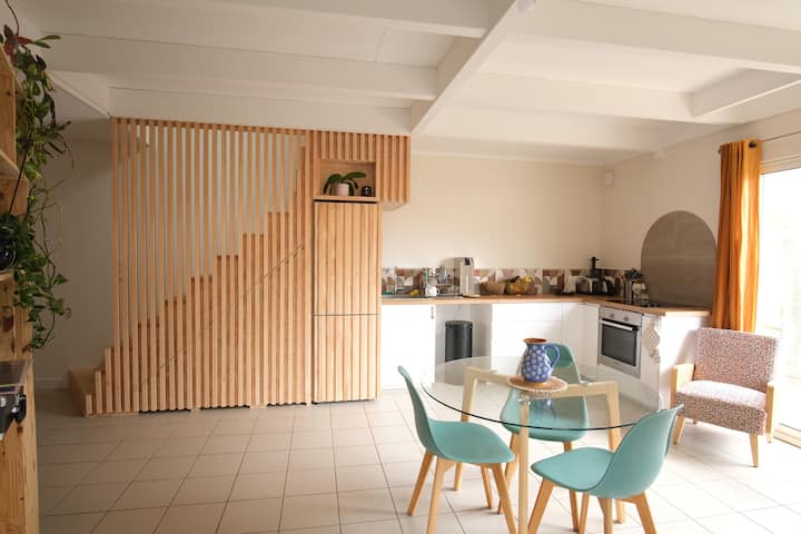 Maison Au Calme Avec Jardin - Seignosse