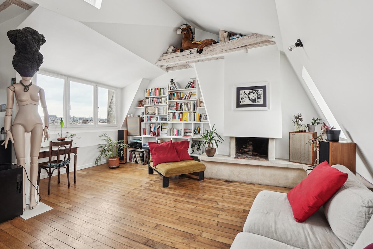 ID 387 - マレ地区のセントポール通り/セヴィニュ通り（最上階） - 借りられるアパート - パリ, イル・ド・フランス, フランス ...