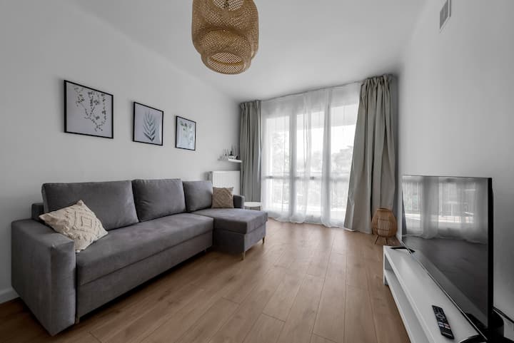 Warsaw Downtown - Balcony&workspace - By Rentujemy - Warsaw