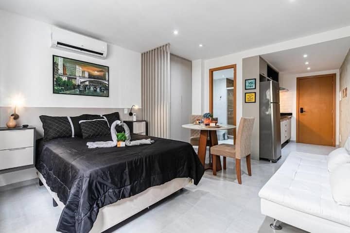 S02 Espaçoso Loft No Centro Rj + Ar-condicionado - Rio de Janeiro