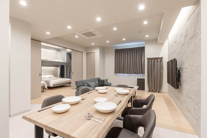 Today Only／70 ㎡ Space／2min To Station／up To 7／401 - Umeda