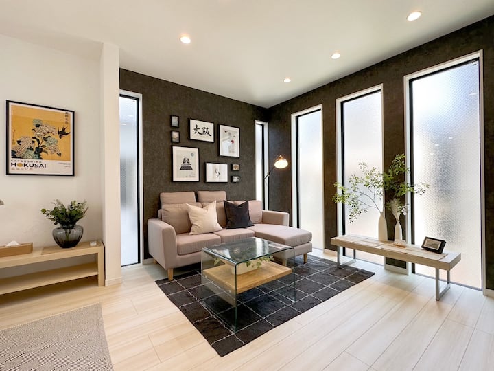 Koguma全新包棟/来来居/rairaikyo/花園町車站/難波直達/關西機場/梅田直達/自駕 - Osaka