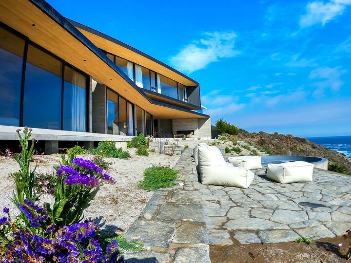 Soñada Casa Primera LÃnea Al Mar - Papudo