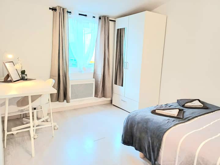 Beauvais - Proche Aéroport - Chambre Privée 1 - Beauvais