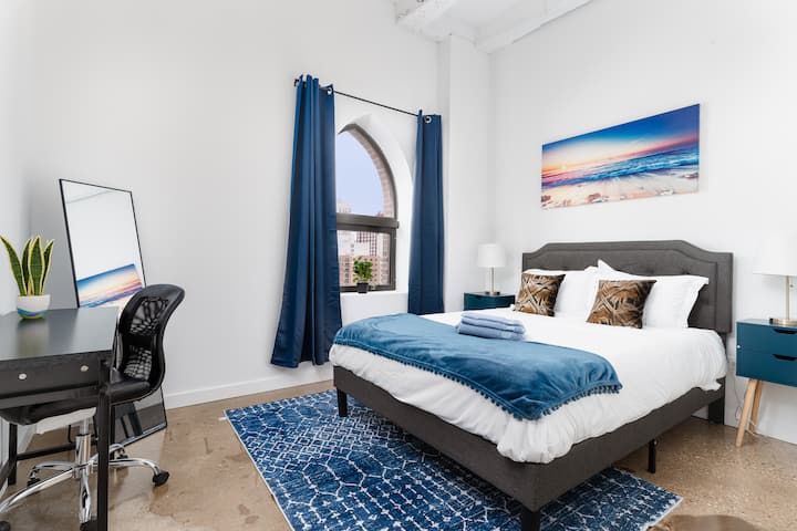 13 Mins Dt | 4 Mins Lake | Peaceful Cozy Loft - Edgewater Beach - Chicago