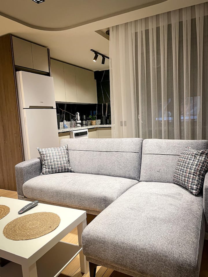 Lüks 1+1 Residence; Taban Isıtma, Klima, Wifi - Turkey