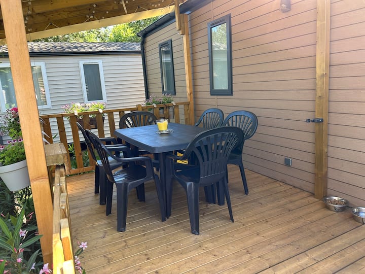 Mobilhome Luxe 6 Pers 45 M2 Clim - Vias