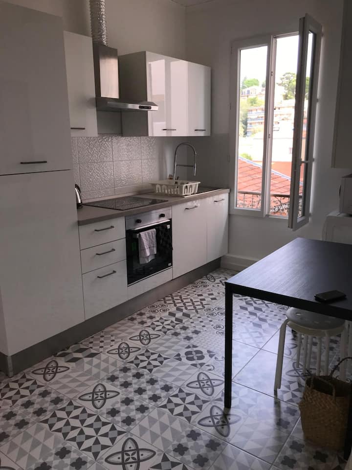 Appartement 3 Chambres 300m Mer Climatisé - Nizza