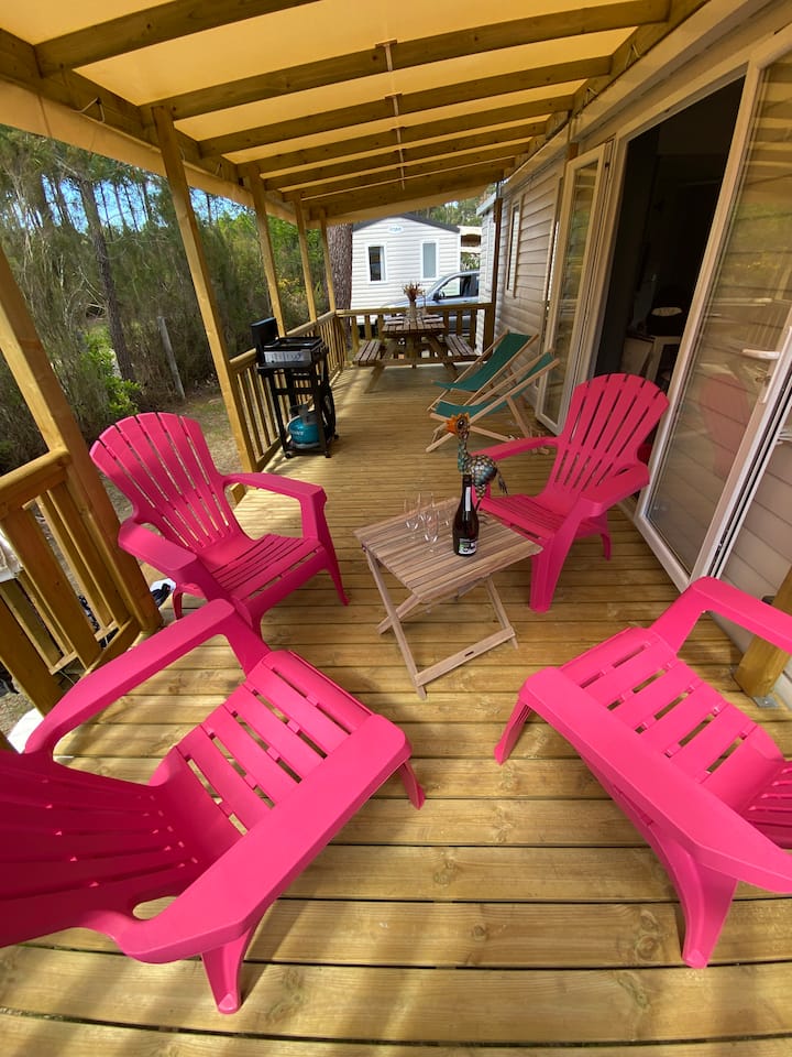 Cap Ferret Mobile Home Premium, 6/8 Pers, 3 Ch - Lège-Cap-Ferret