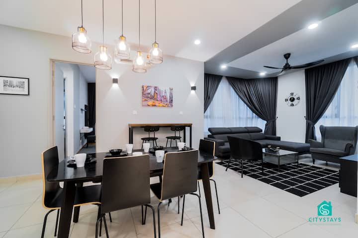 Gotham Glam Home*midvalley*klgateway*3br*lrt - Petaling Jaya