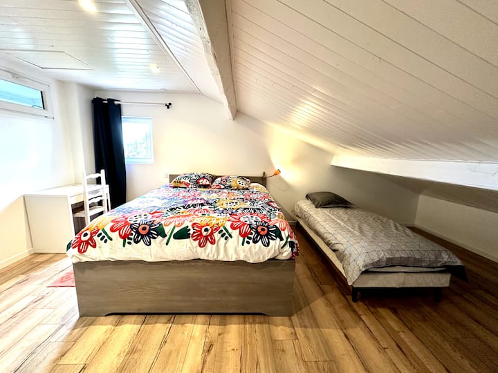 Studio Privé Proche Aéroport Et Axe Nantes-pornic - Bouaye