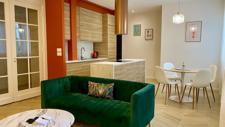 Appartement Baudelaire, 2 Sdb, Lorient Centre - 로리앙