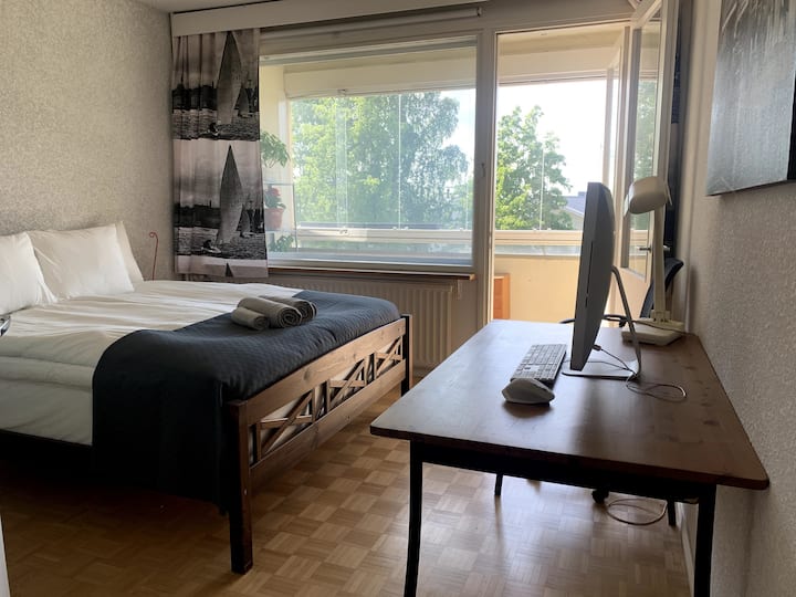 Avara Kolmio, Ilm. P-paikka, Parveke, 160cm Sängyt - Tampere